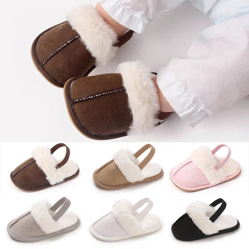 Adorable Fluffy Baby Slippers – BloomingBabies