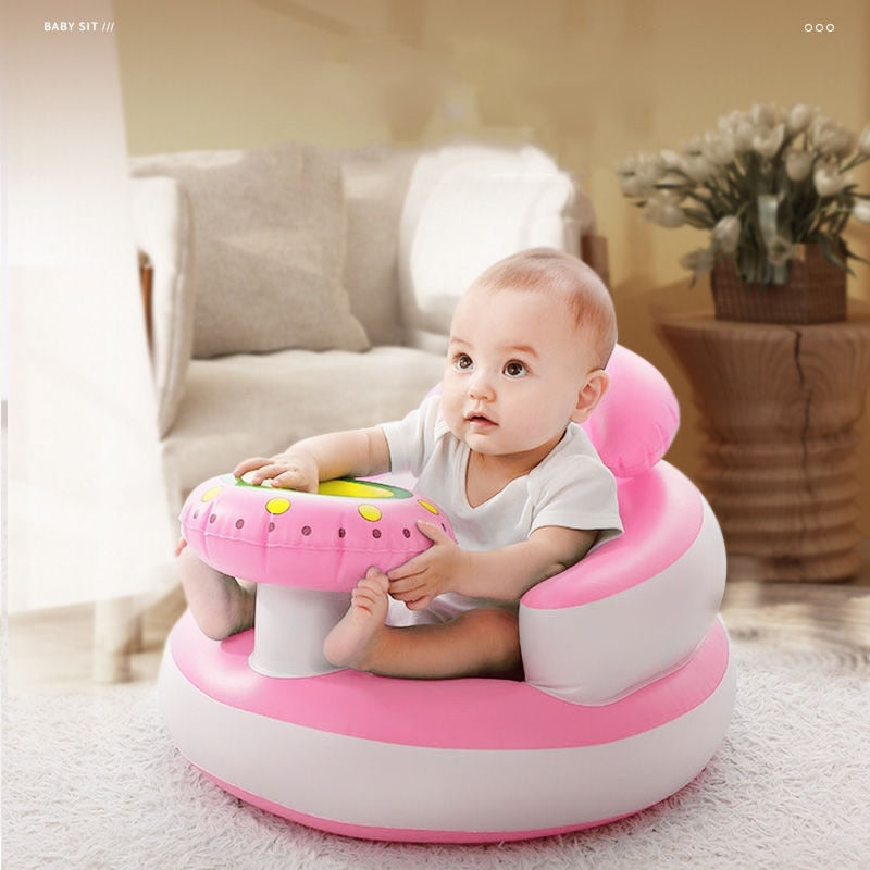CushyCloud™ - Soft Portable Inflatable Baby Chair – BloomingBabies