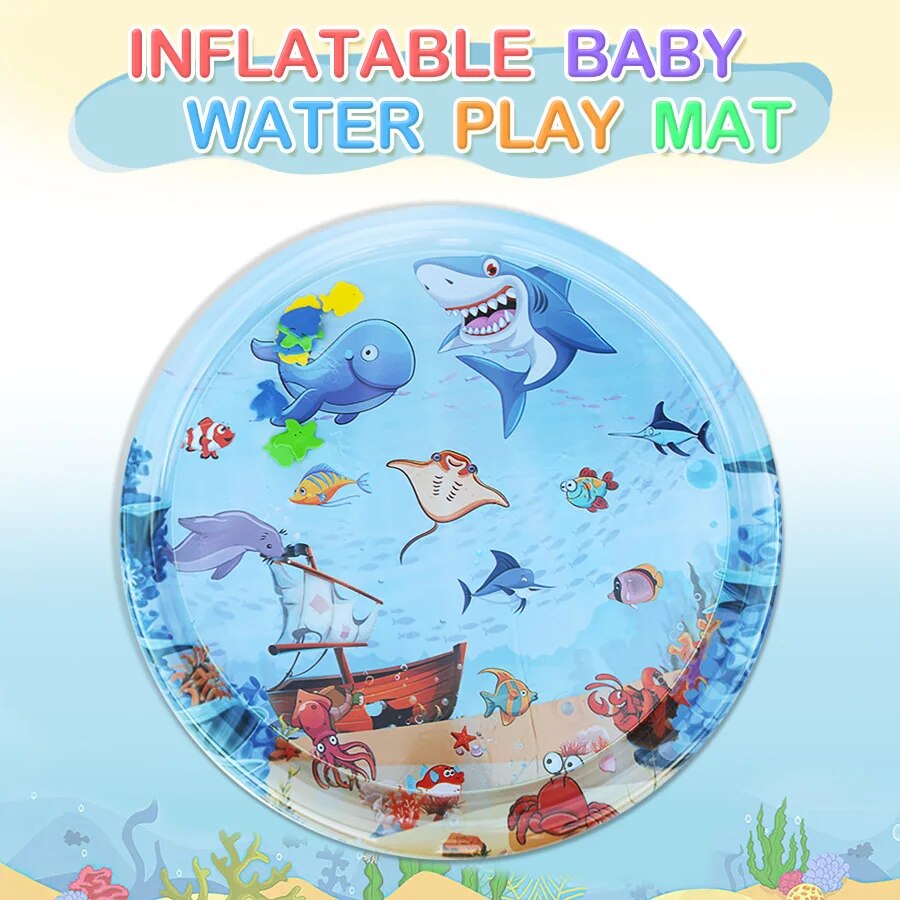 AquaTots™ - Inflatable Tummy Time Water Playmat – BloomingBabies