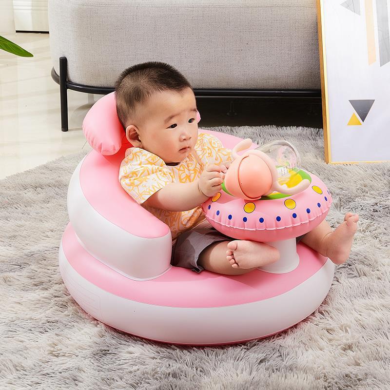 CushyCloud™ - Soft Portable Inflatable Baby Chair – BloomingBabies