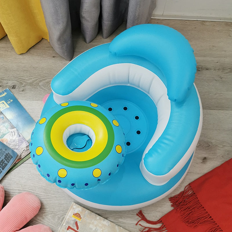CushyCloud™ - Soft Portable Inflatable Baby Chair – BloomingBabies