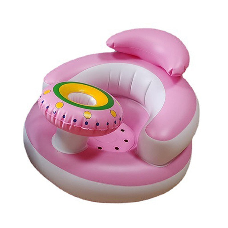 CushyCloud™ - Soft Portable Inflatable Baby Chair – BloomingBabies