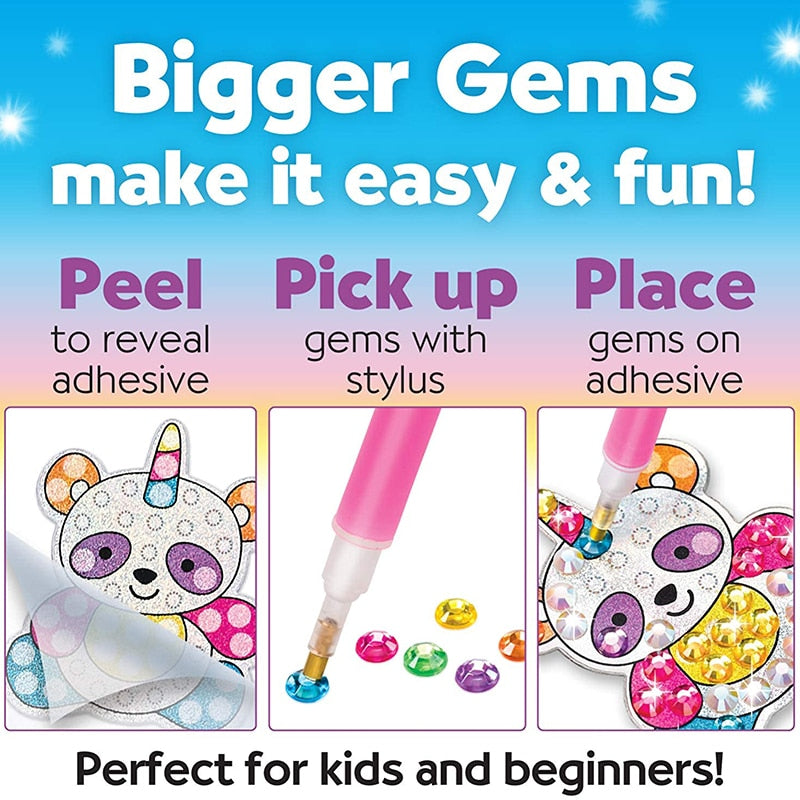 Magical Diamond Painting by Numbers Kit - Perfect Gift for Kids ...